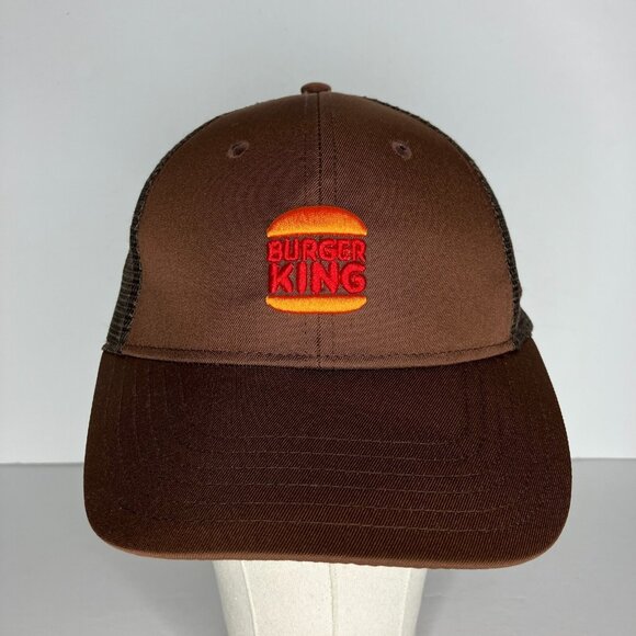 Burger King Hat | Accessories | Burger King Employee Brown Adjustable ...